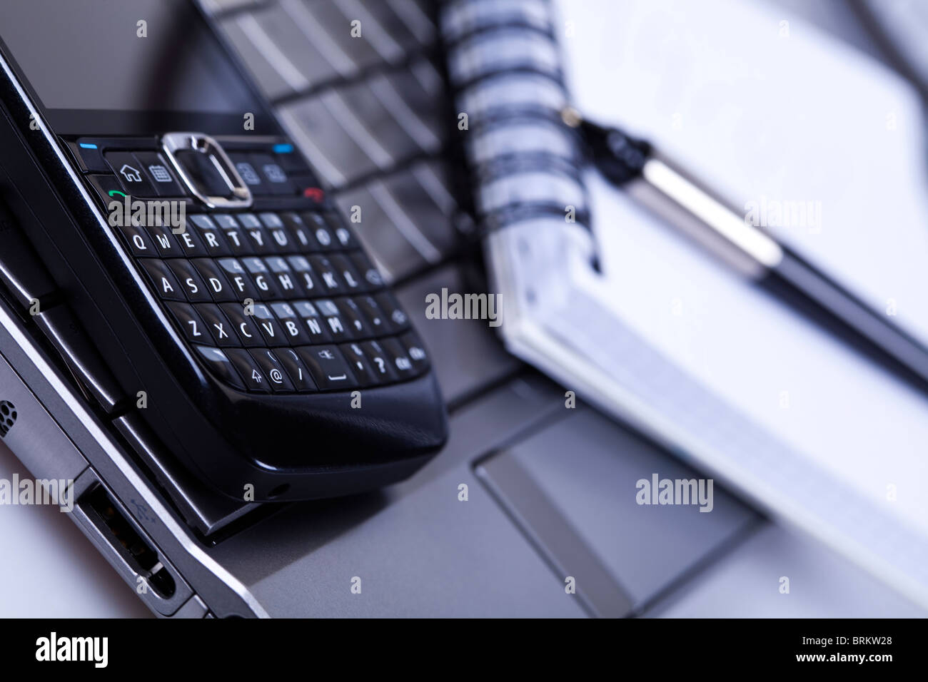 Mobile phone - gsm and global connection Stock Photo - Alamy