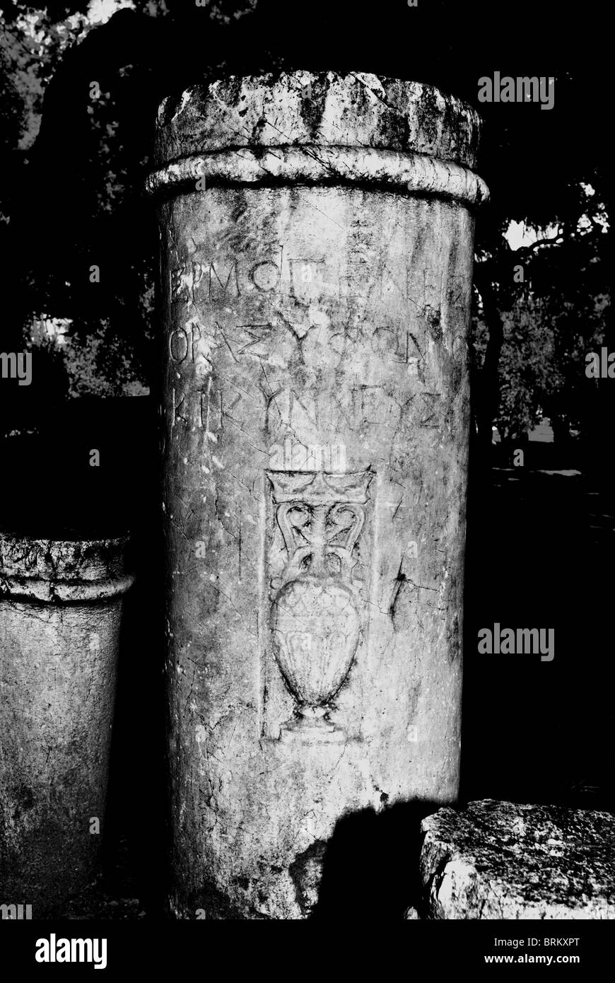 Ancient greek tombstone hi-res stock photography and images - Alamy