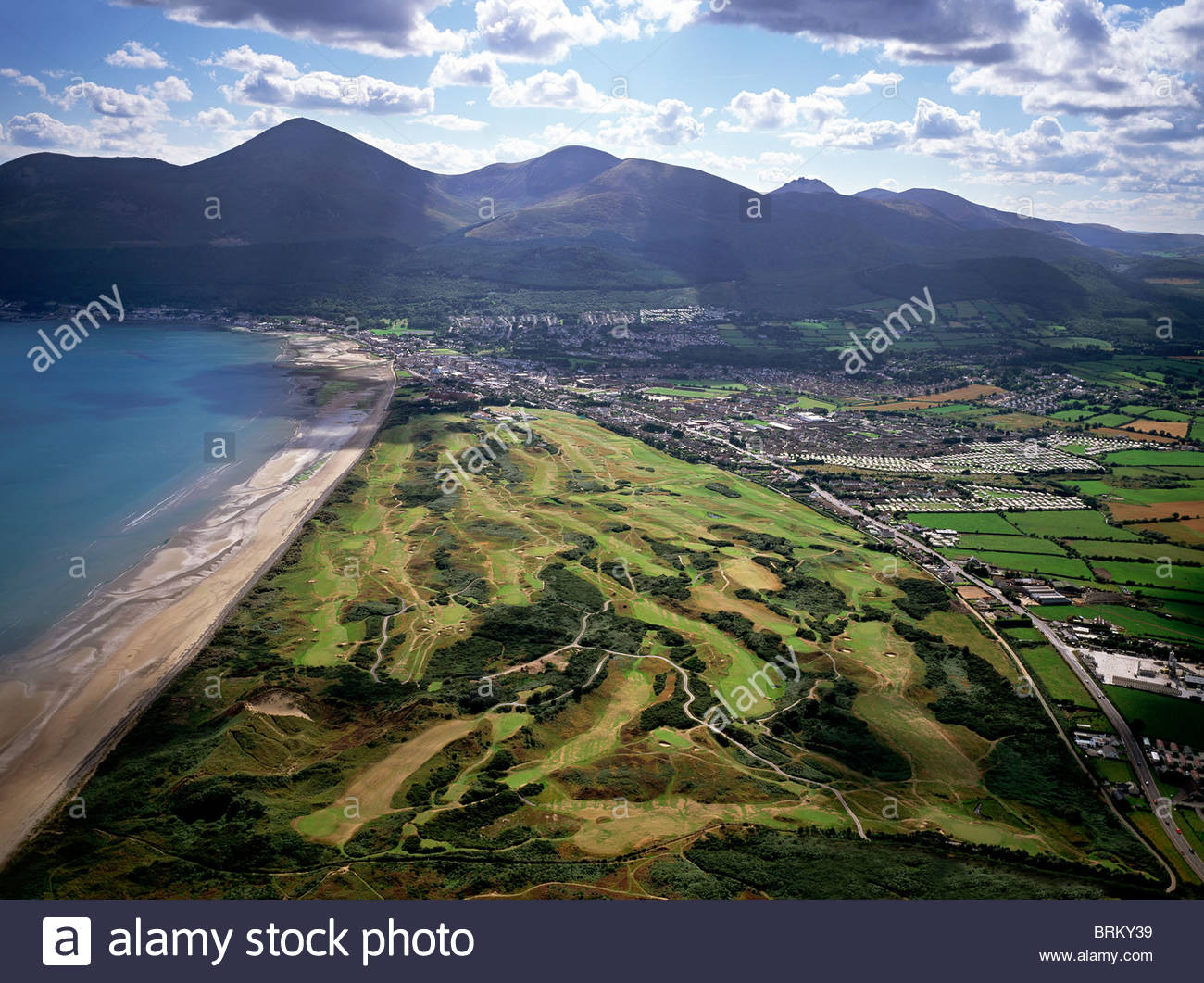 Mourne Mountains Aerial Stock Photos & Mourne Mountains Aerial Stock ...