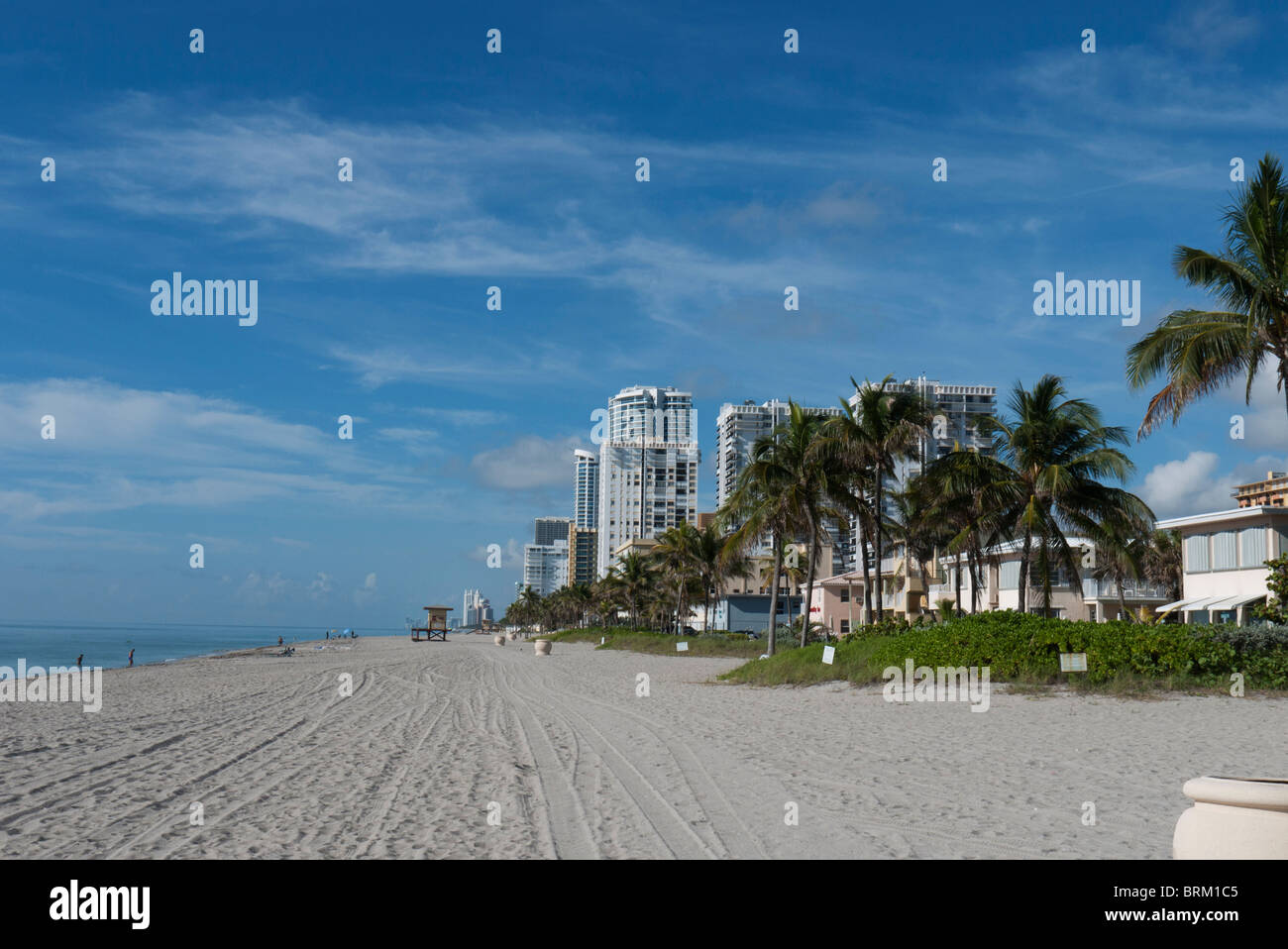 Beach Scene Hollywood, Florida Stock Photo - Alamy
