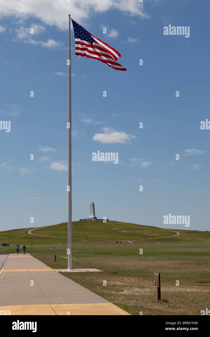 The Wright Brothers National Monument at Kitty Hawk, North Carolina ...