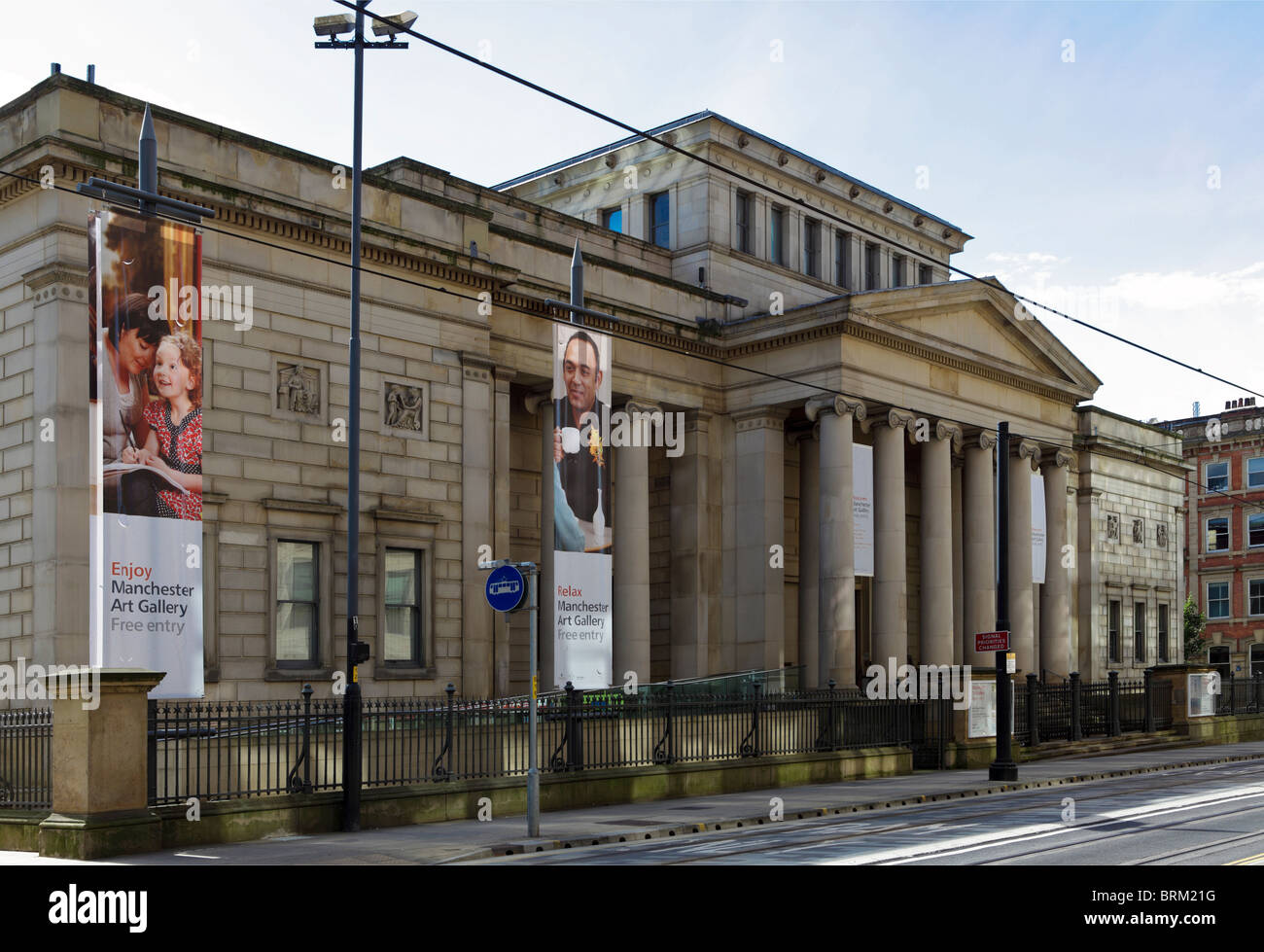 Manchester Art Gallery, designed by Sir Charles Barry in 1824 and ...