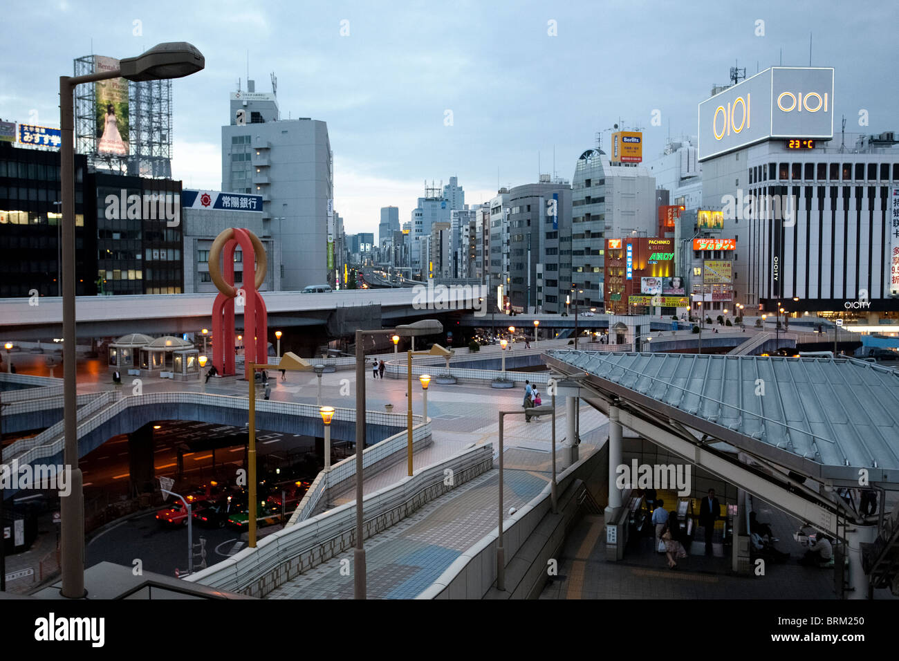 Ueno. The view from JR Ueno station Stock Photo - Alamy