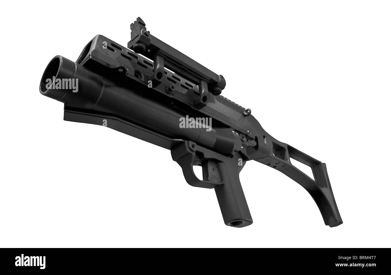 Grenade launcher heckler koch Black and White Stock Photos & Images - Alamy