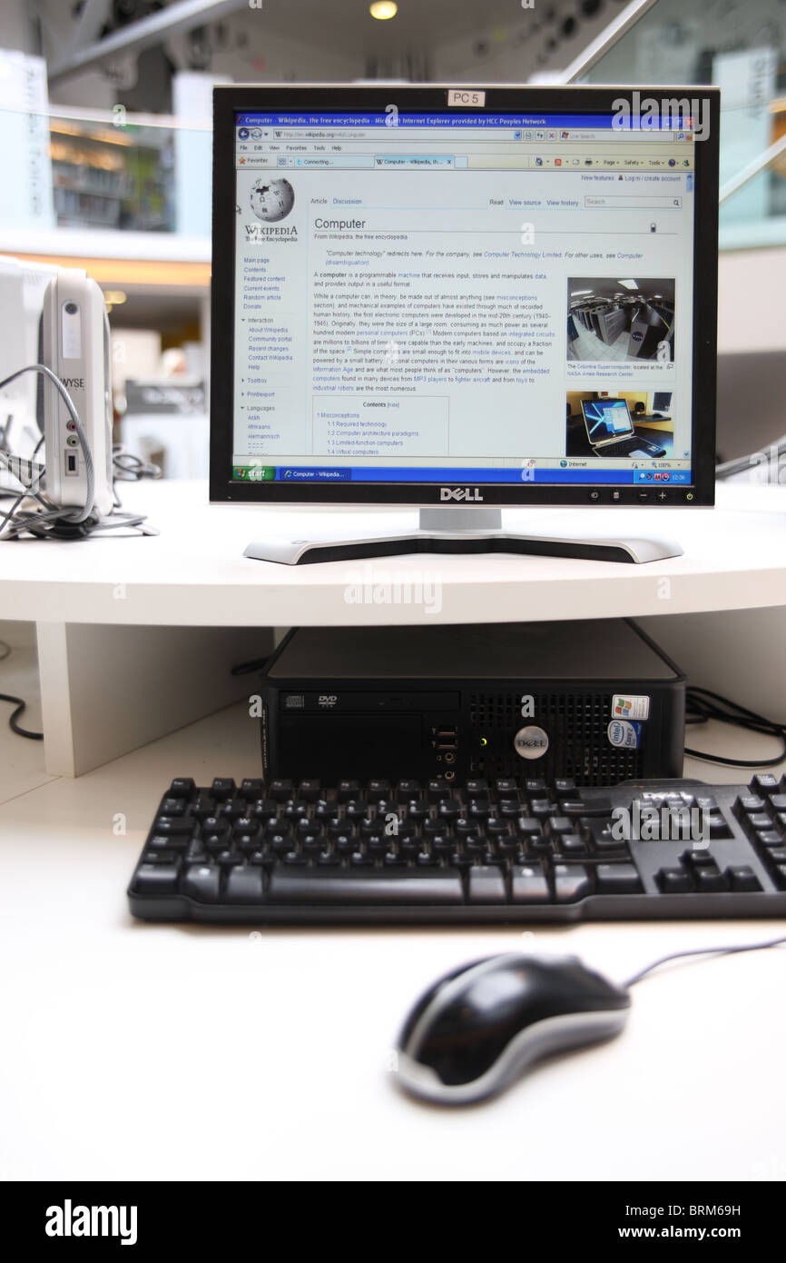 Modern desktop computer (UK Stock Photo - Alamy