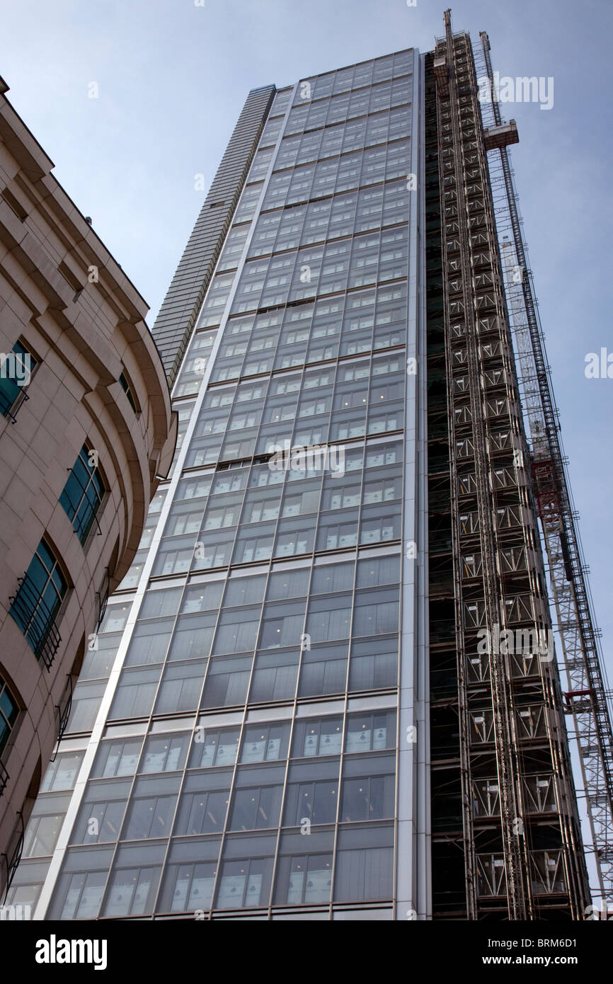 Heron Tower in City of London nears completion Stock Photo - Alamy