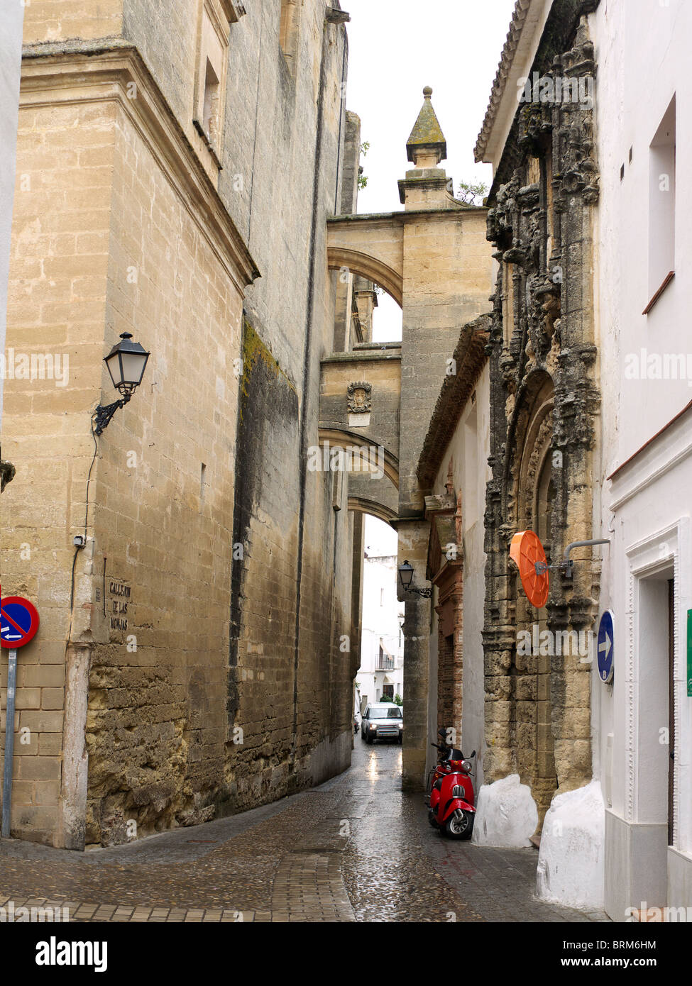 Small alleys in Arcos,Andalusia,Spain Stock Photo - Alamy