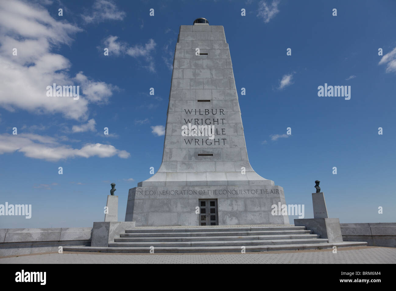 The Wright Brothers National Monument at Kitty Hawk, North Carolina ...