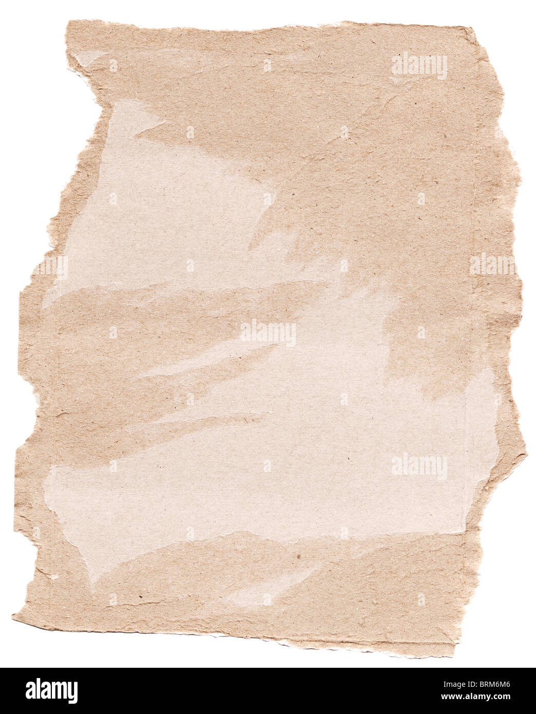 High resolution scrap of torn brown cardboard Stock Photo - Alamy