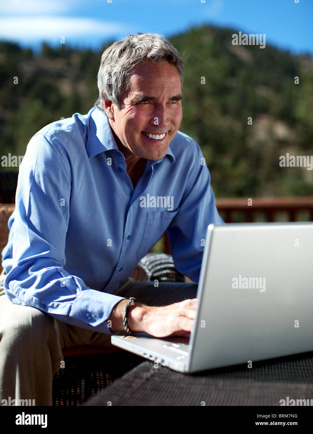 Male Baby Boomer Business Man Stock Photo - Alamy