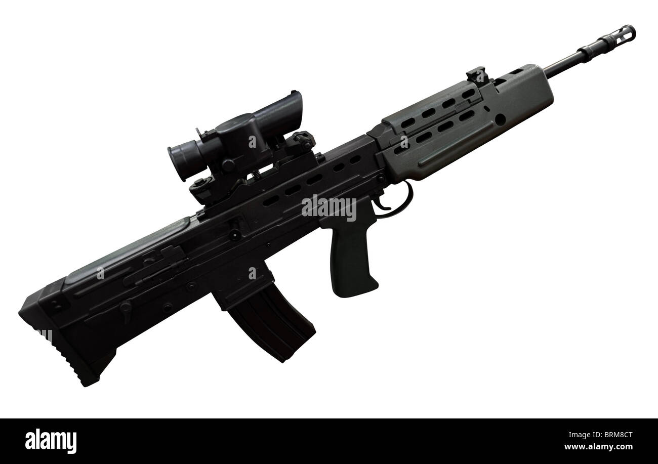 Enfield L85 Rifle Stock Photo - Alamy