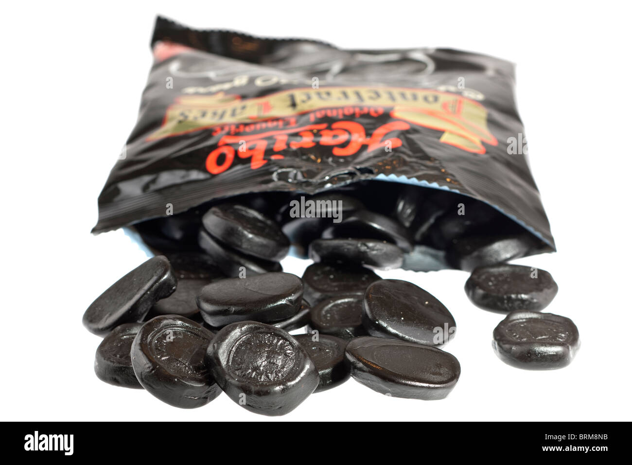 Open packet of sweets Cut Out Stock Images & Pictures - Alamy