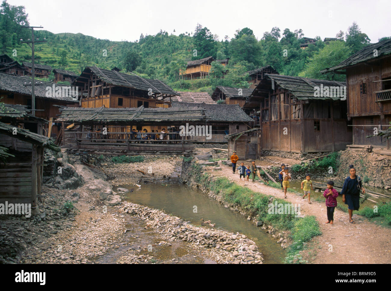 China village children hi-res stock photography and images - Alamy