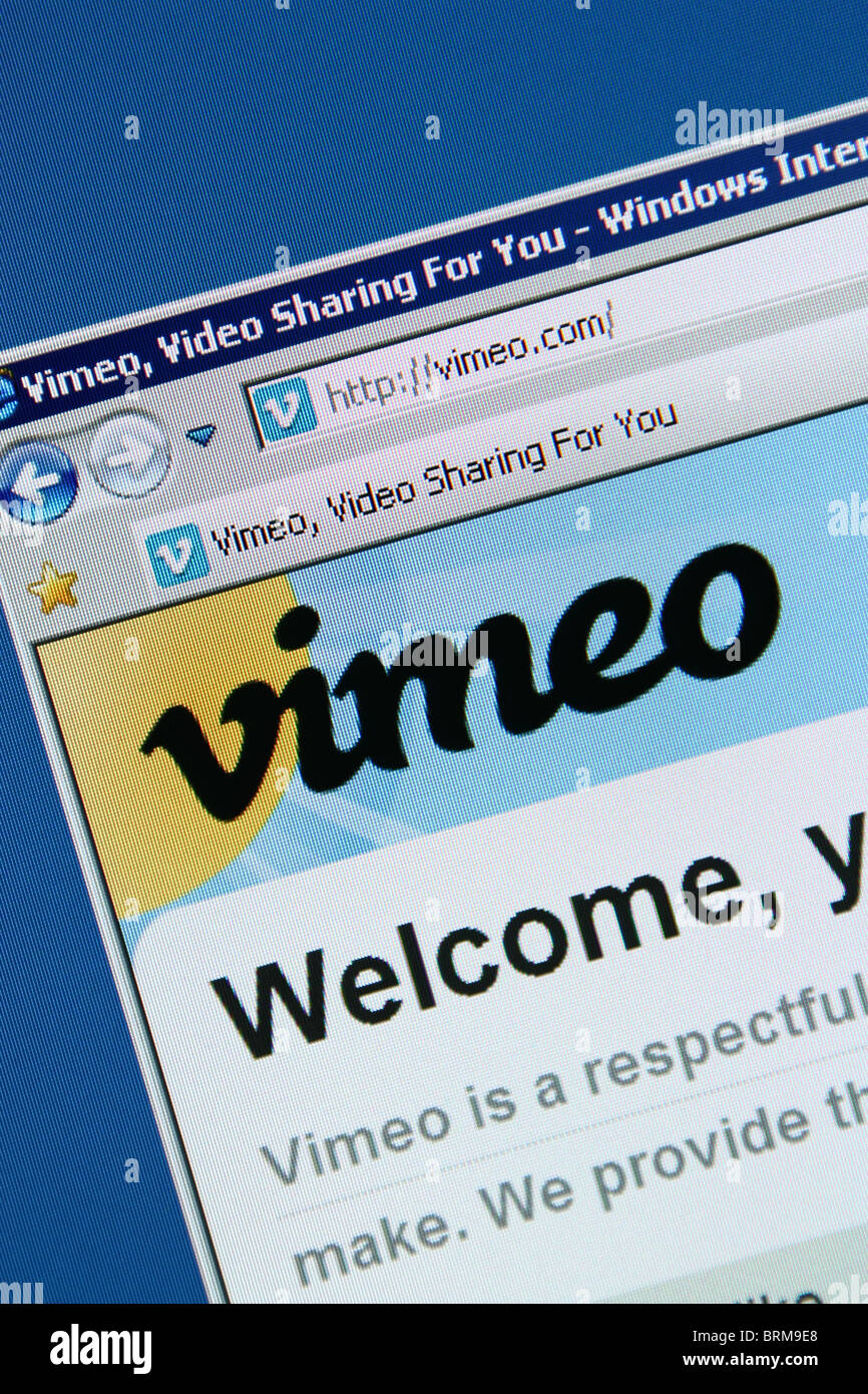 Vimeo hi-res stock photography and images - Alamy