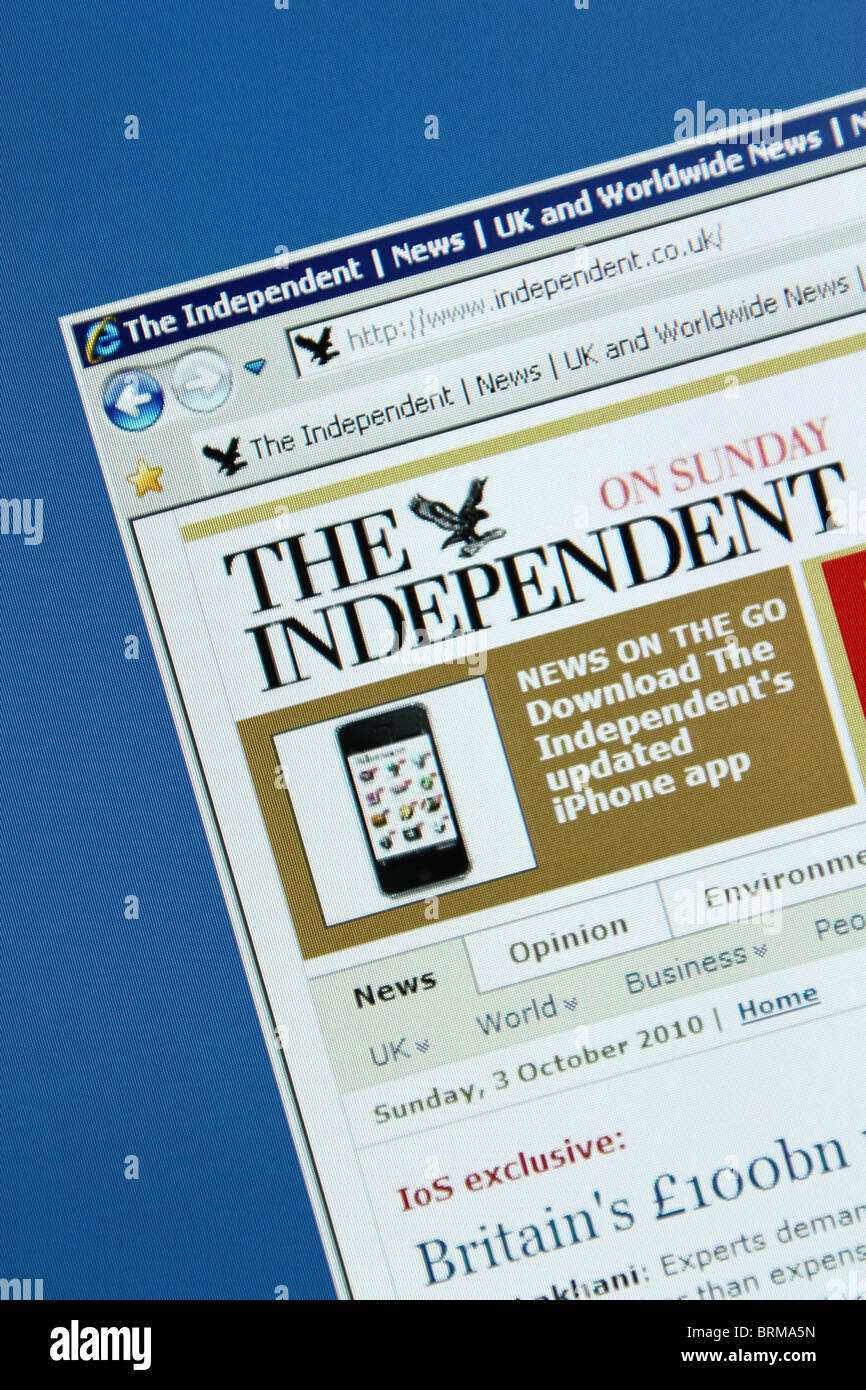 Independent news hi-res stock photography and images - Alamy