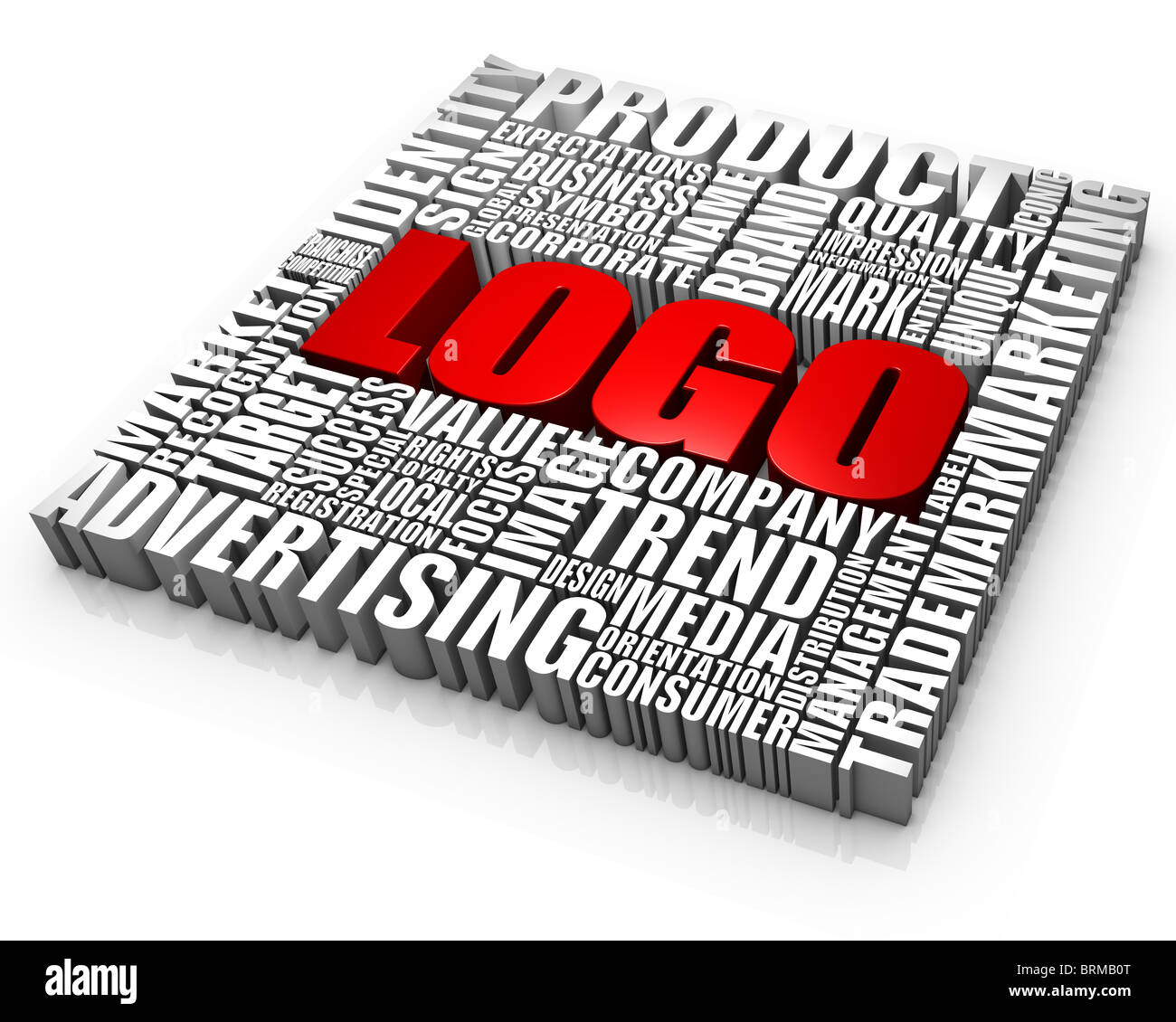 Business logo related words. Part of a series of business concepts ...