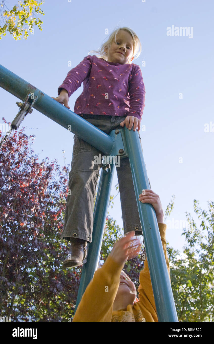 Hyperactive boy and girl hi-res stock photography and images - Alamy