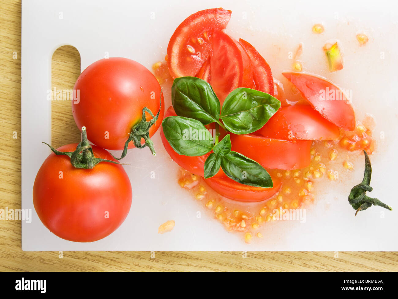 Tomatos chop hi-res stock photography and images - Alamy