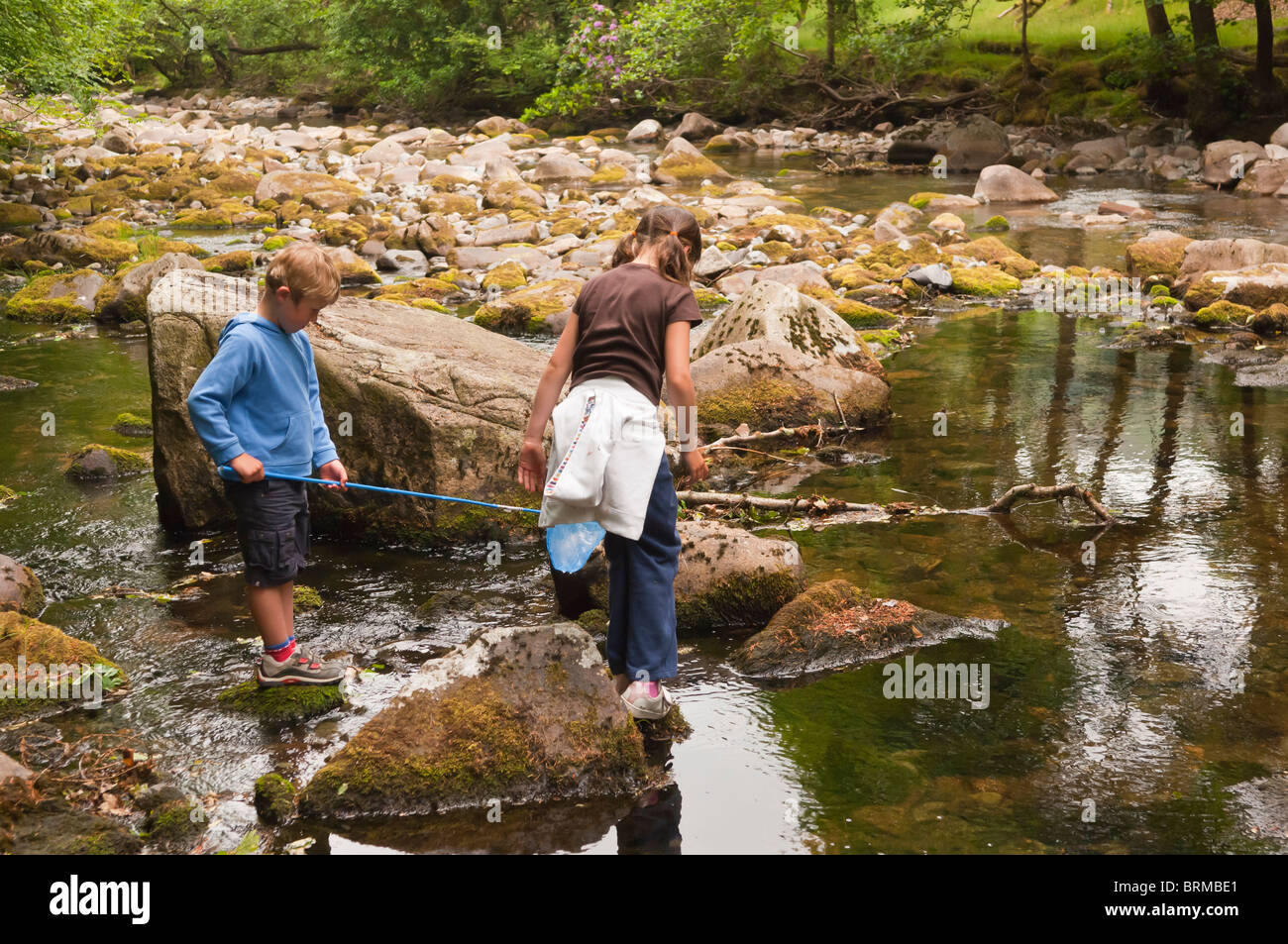 Children In Stream Uk High Resolution Stock Photography and Images - Alamy