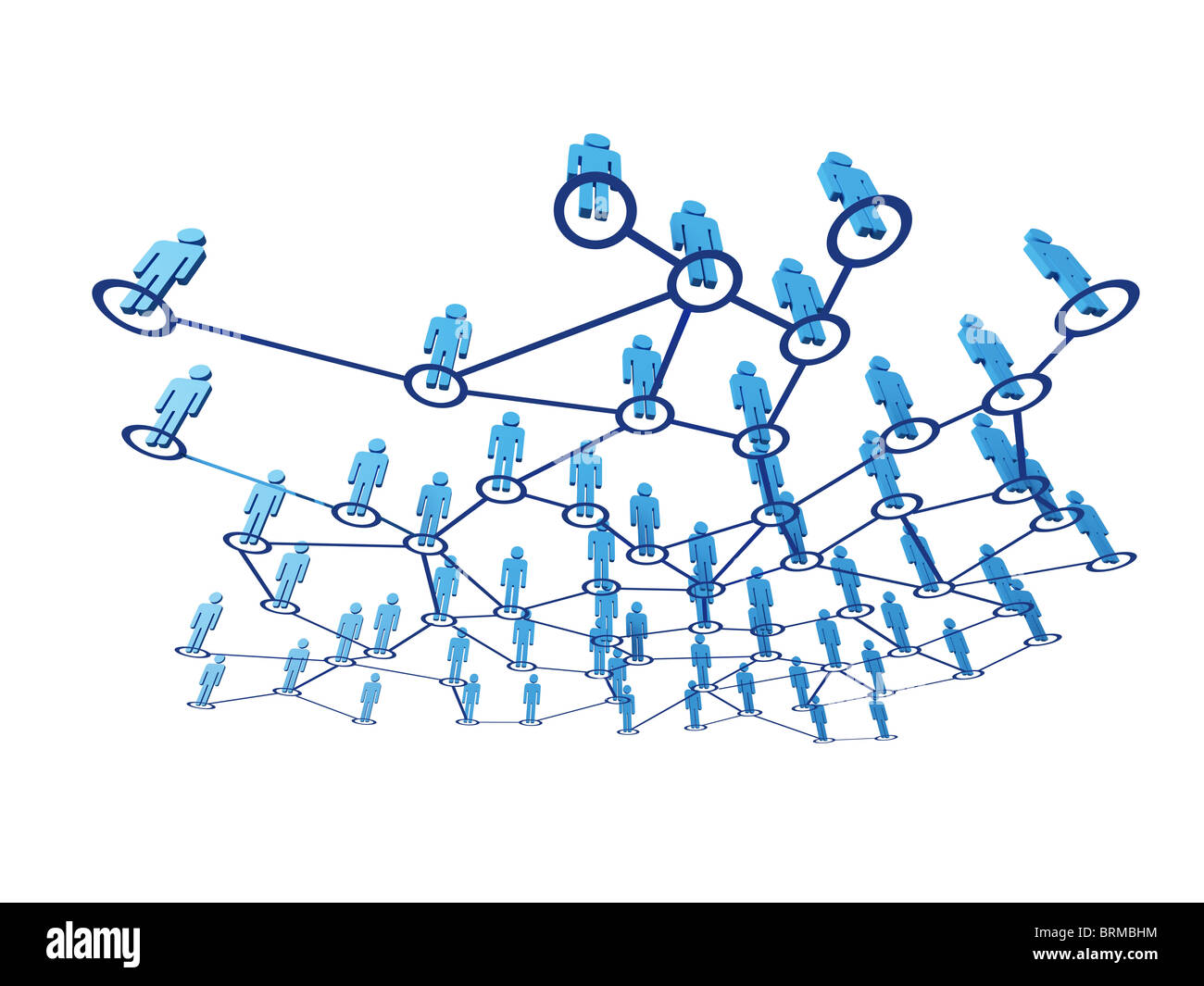 3d blue people on virtual web connectione white background Stock Photo ...