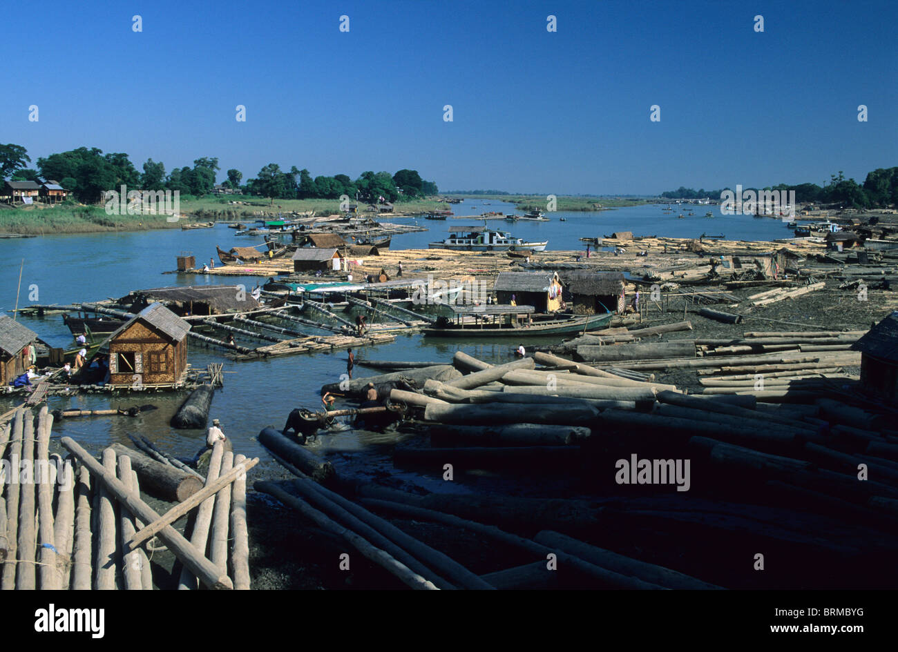 Irrawaddy harbour hi-res stock photography and images - Alamy
