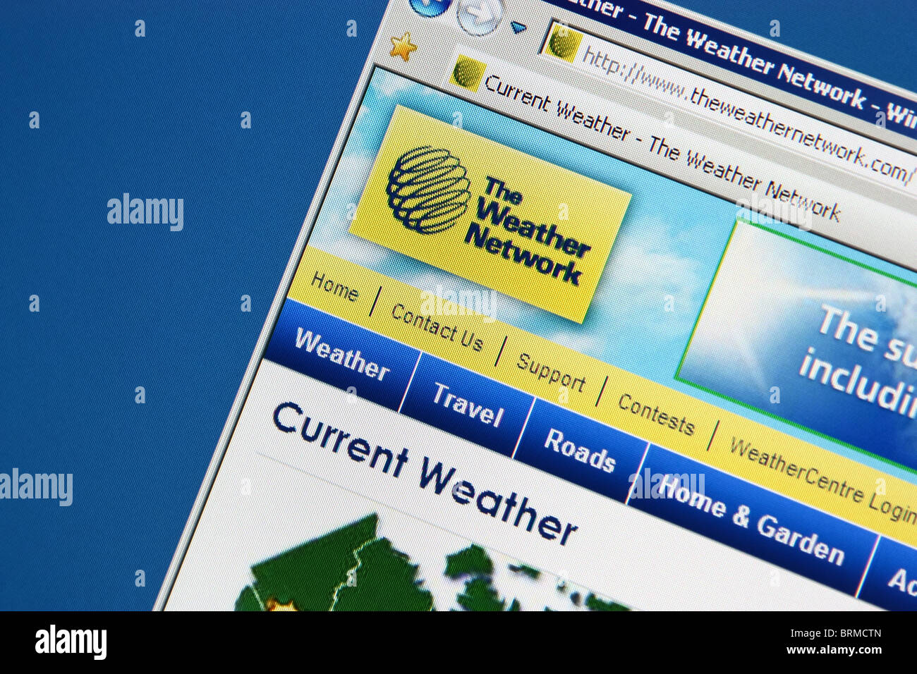 weather network website Stock Photo - Alamy