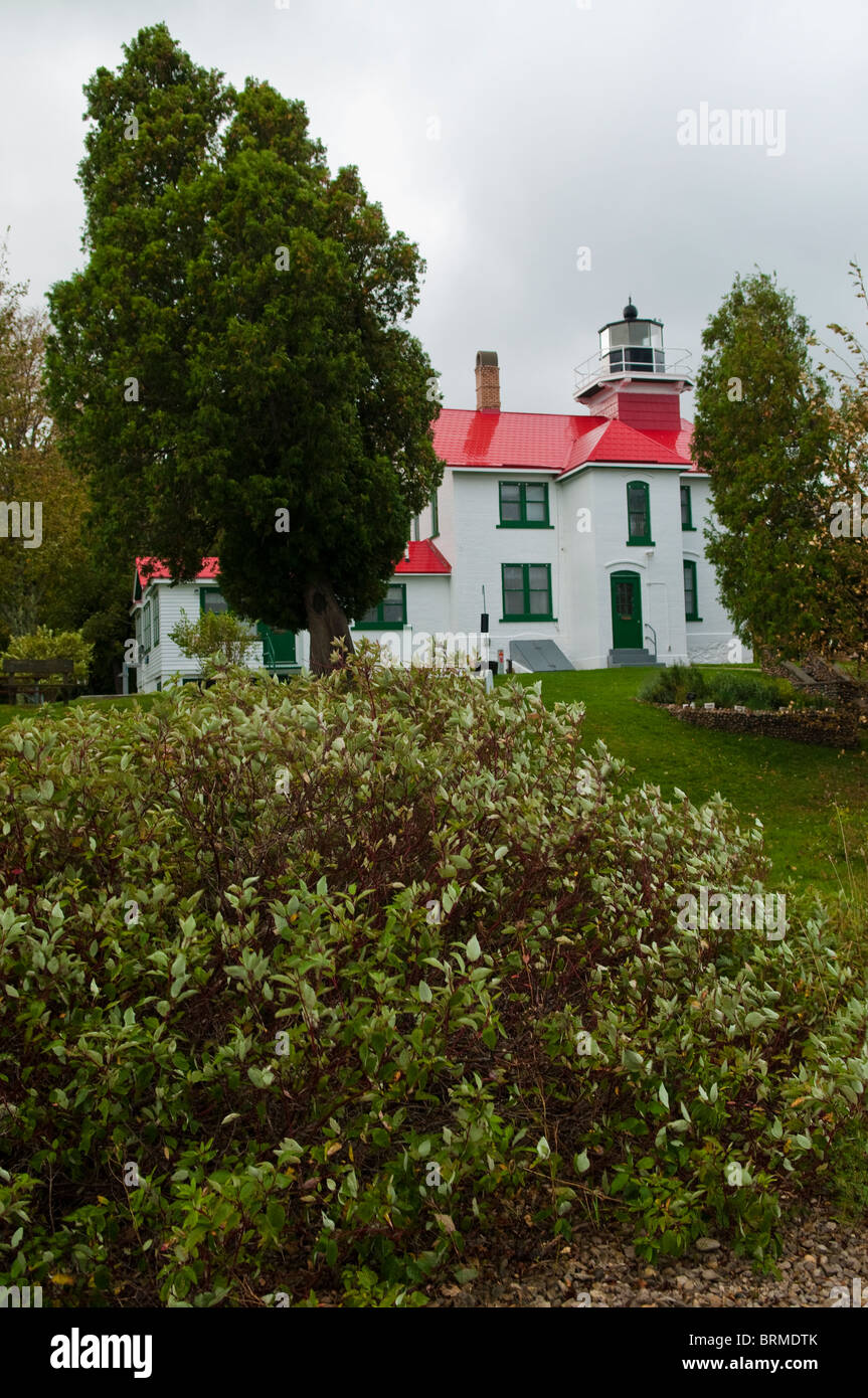 Grand Traverse Lighthouse Located inside the Leelanau State Park in ...