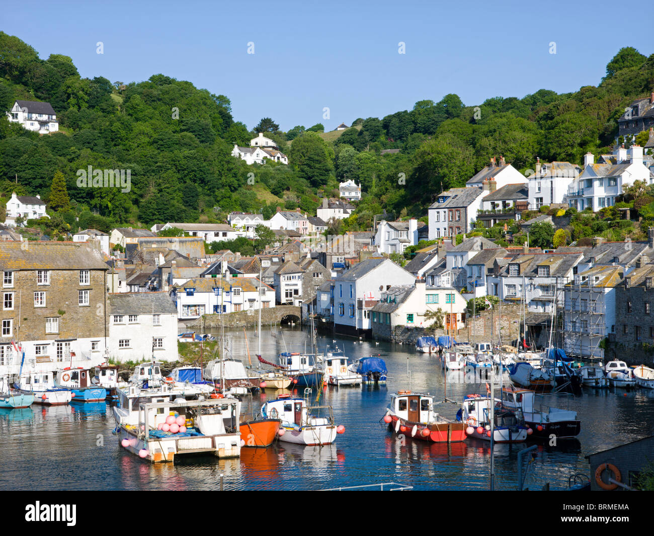 Polperro summer hi-res stock photography and images - Alamy