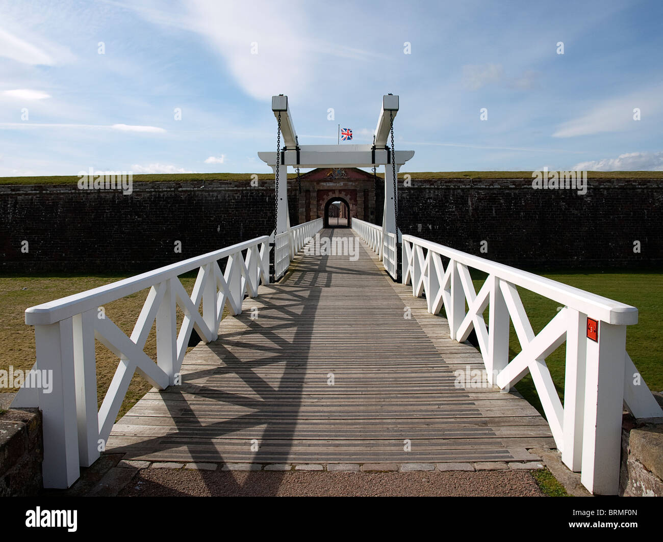 Drawbridge at Fort George, Scotland Stock Photo - Alamy