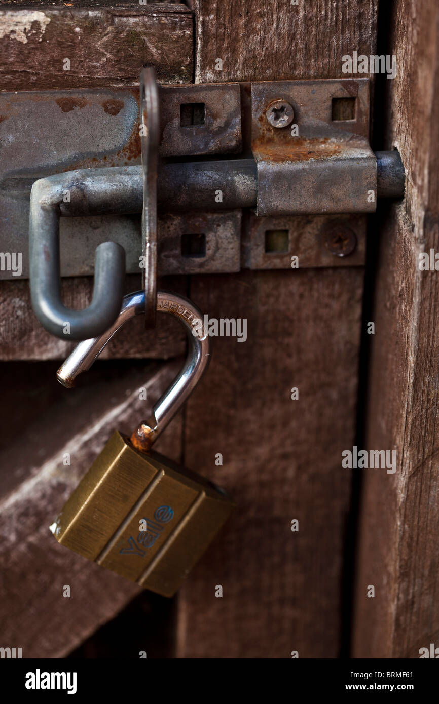 Yale padlock hi-res stock photography and images - Alamy