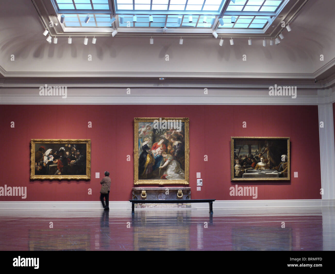 Gallery of baroque paintings hi-res stock photography and images - Alamy