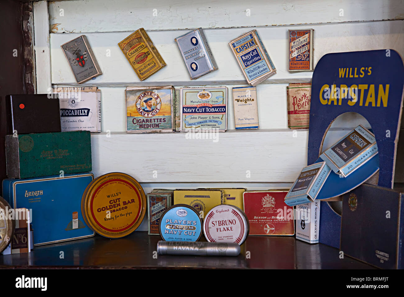 Old tobacco packets and products UK Stock Photo - Alamy
