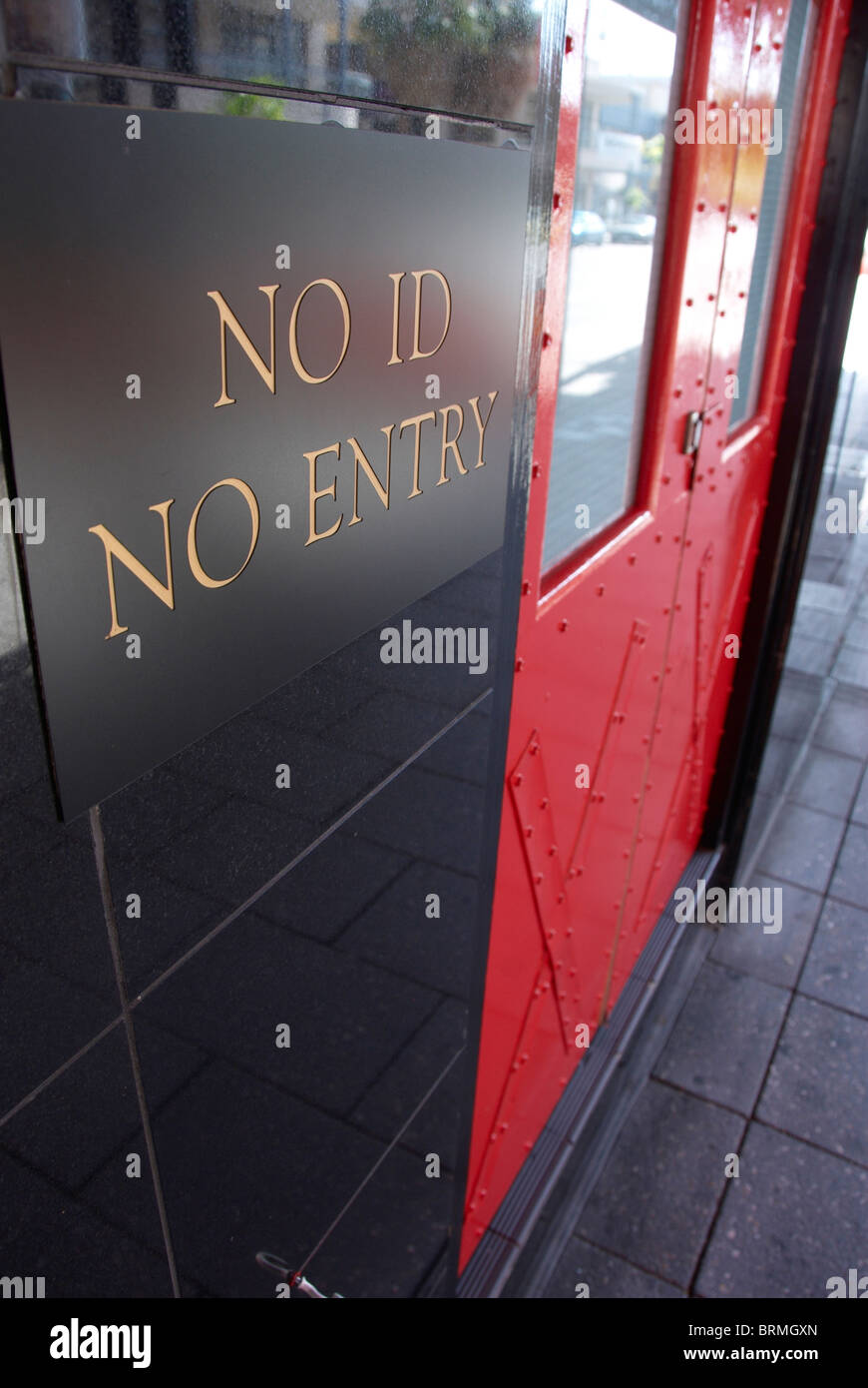 No id no entry no hi-res stock photography and images - Alamy