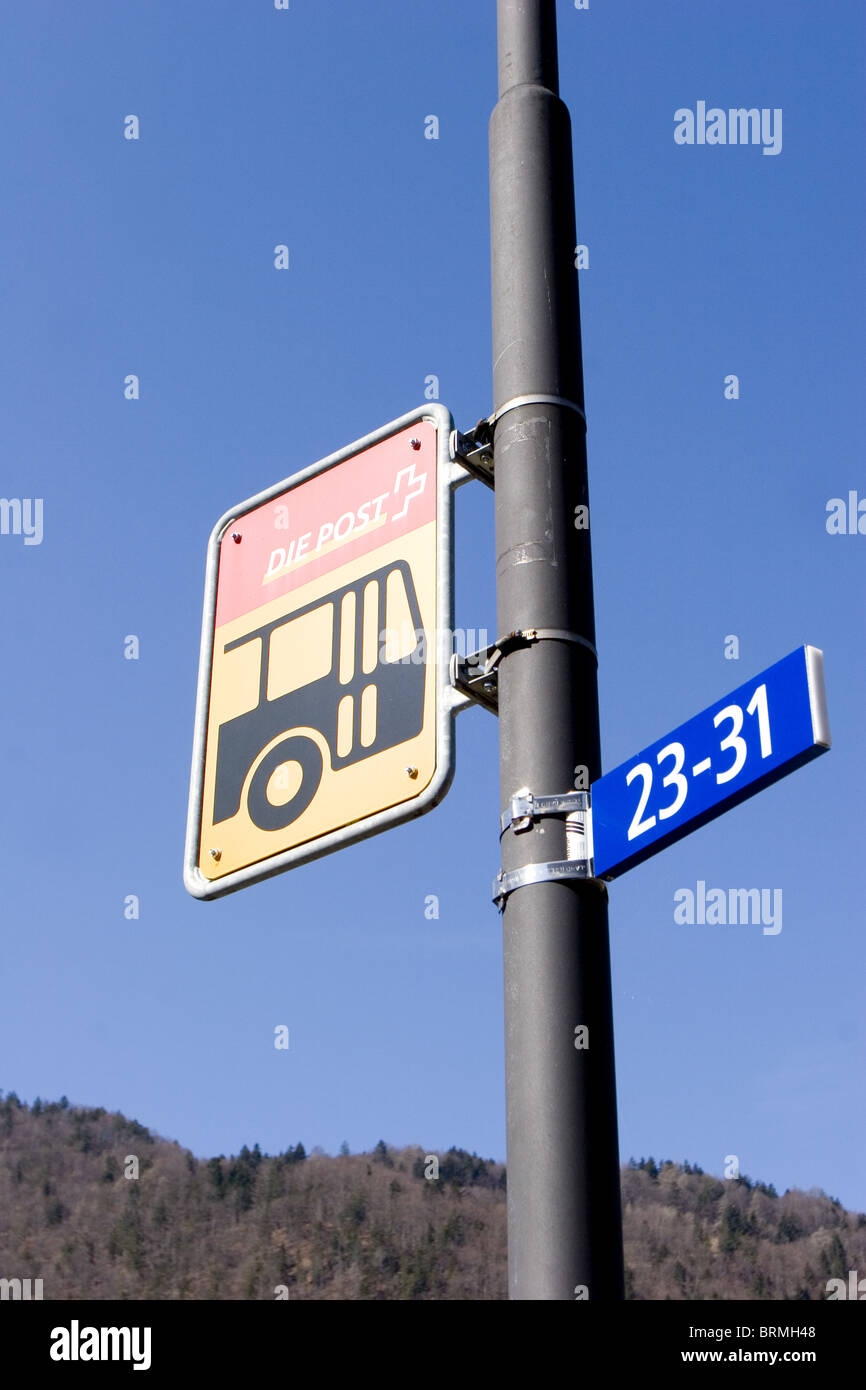 Coach stop sign hi-res stock photography and images - Alamy
