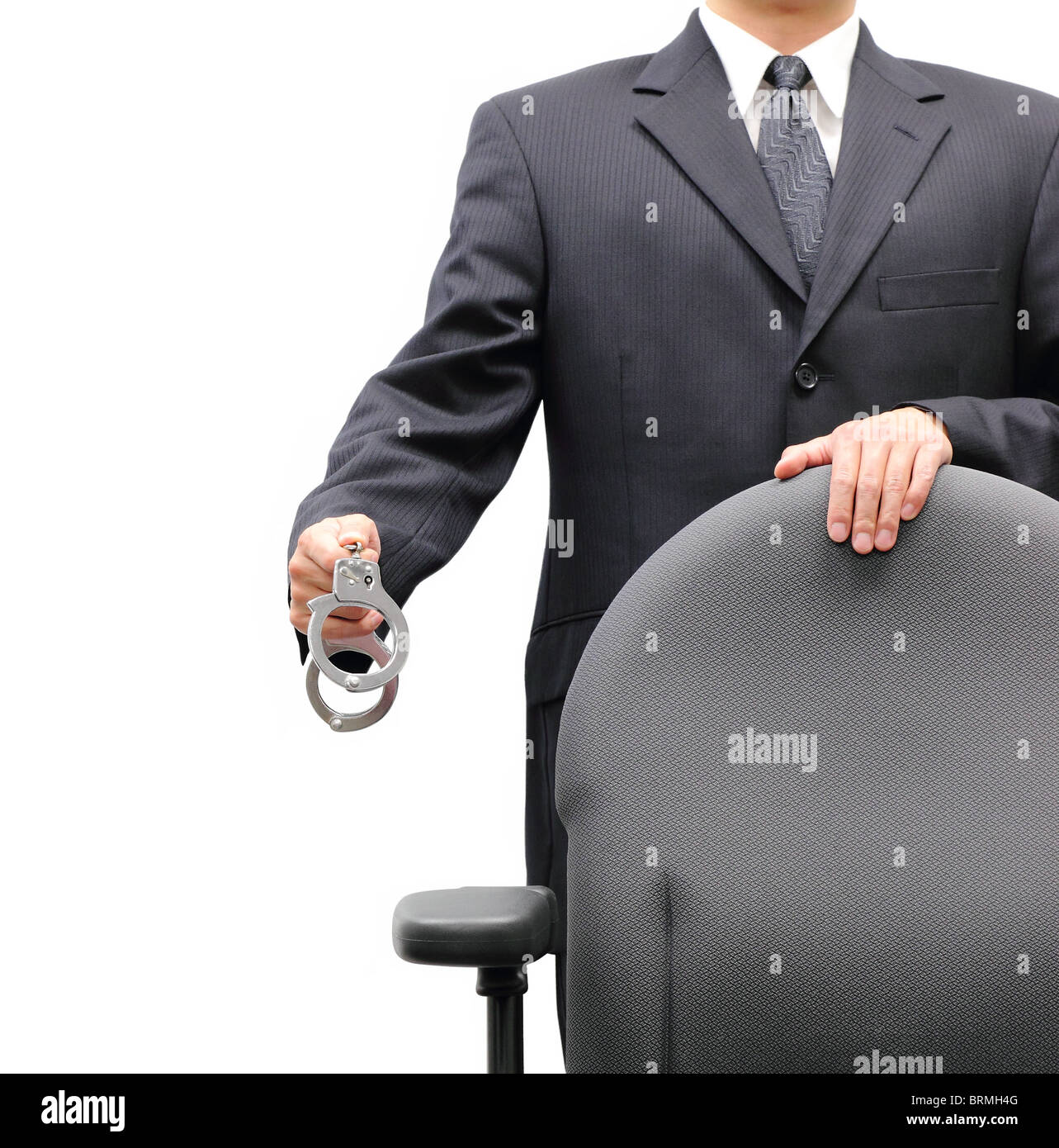 Man handcuffed chair hi-res stock photography and images - Alamy