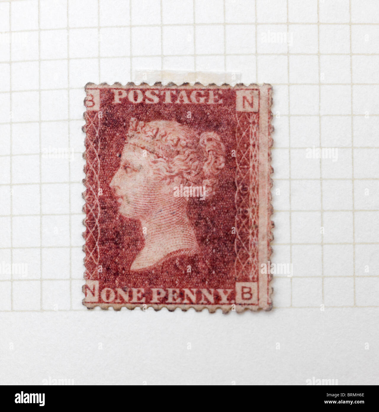 Penny red stamp hi-res stock photography and images - Alamy
