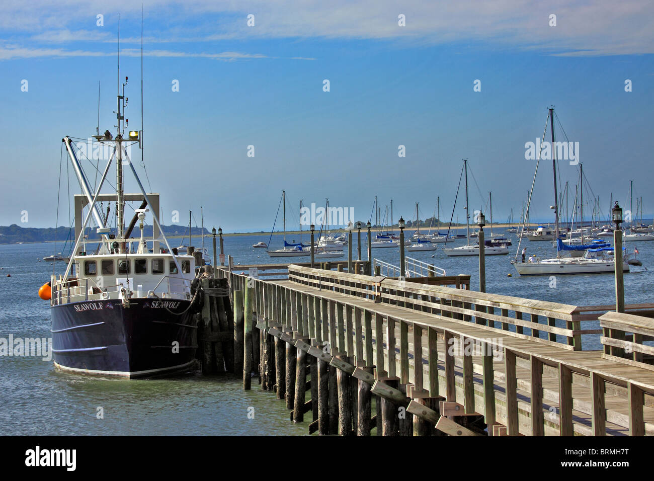 Port Jefferson Harbor, Long Island NY Stock Photo - Alamy