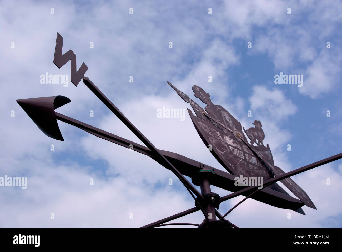 The weather vane on the top of Ranworth Church Stock Photo - Alamy