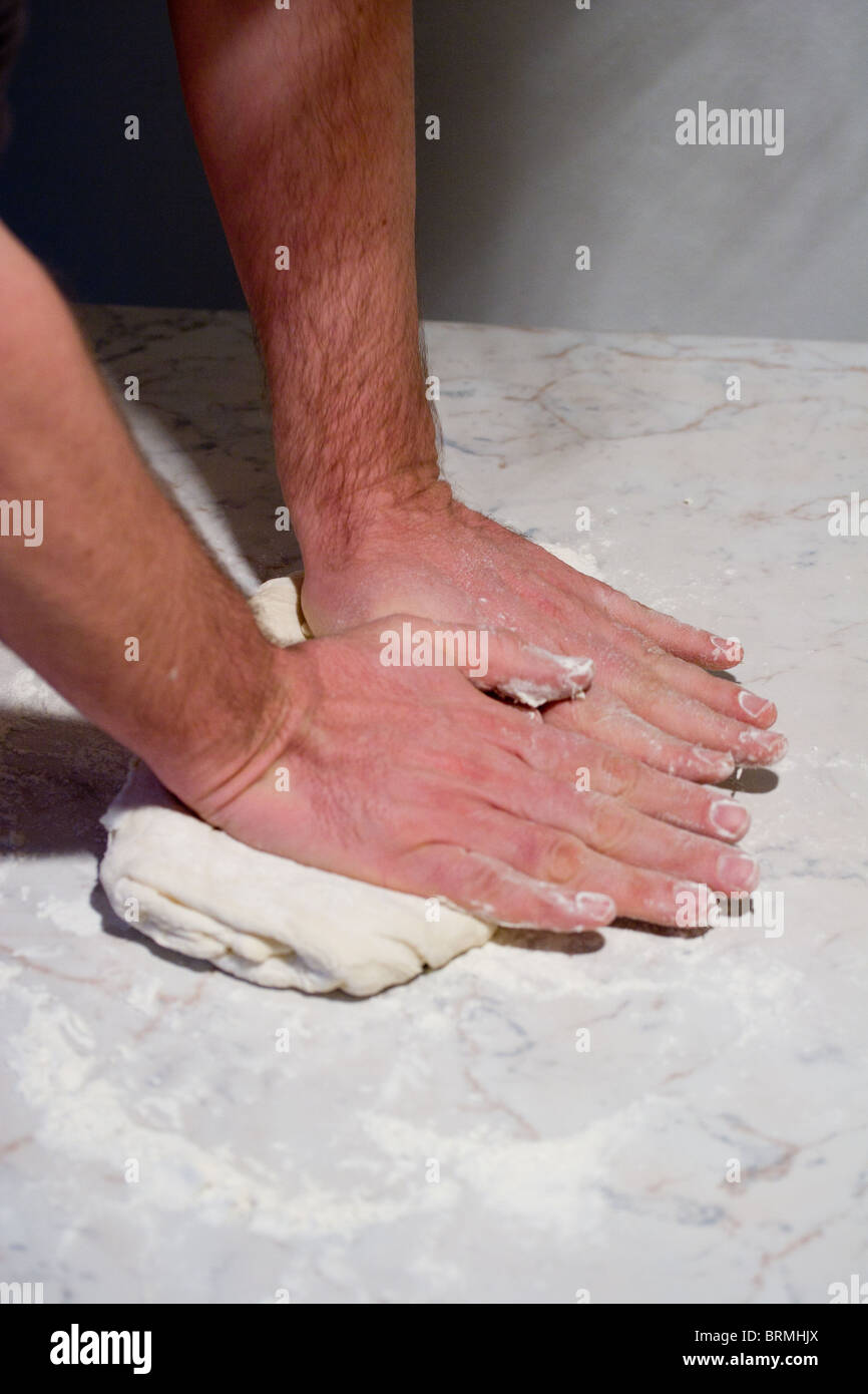 Process of baking homemade bread Stock Photo - Alamy