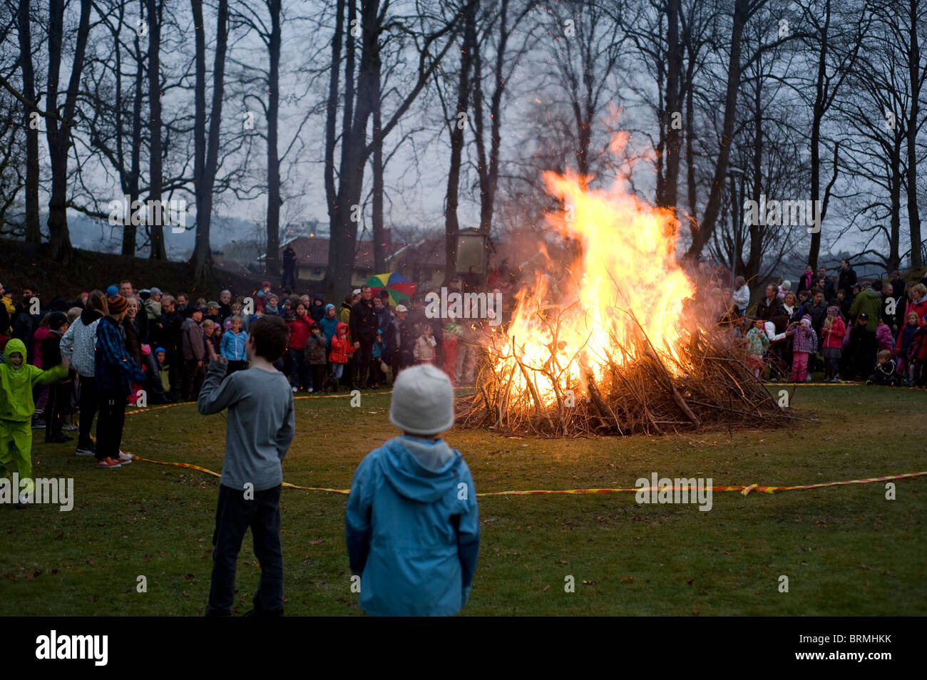Walpurgis Night Celebration, Sweden Stock Photo - Alamy