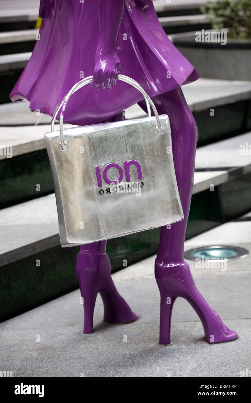 Ion Shopping Mall Orchard Road Singapore Stock Photo - Alamy