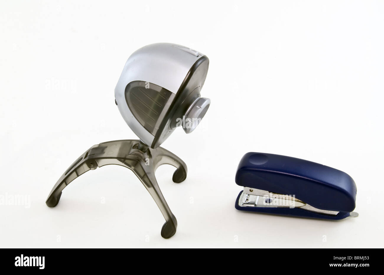 Web camera and stapler Stock Photo - Alamy