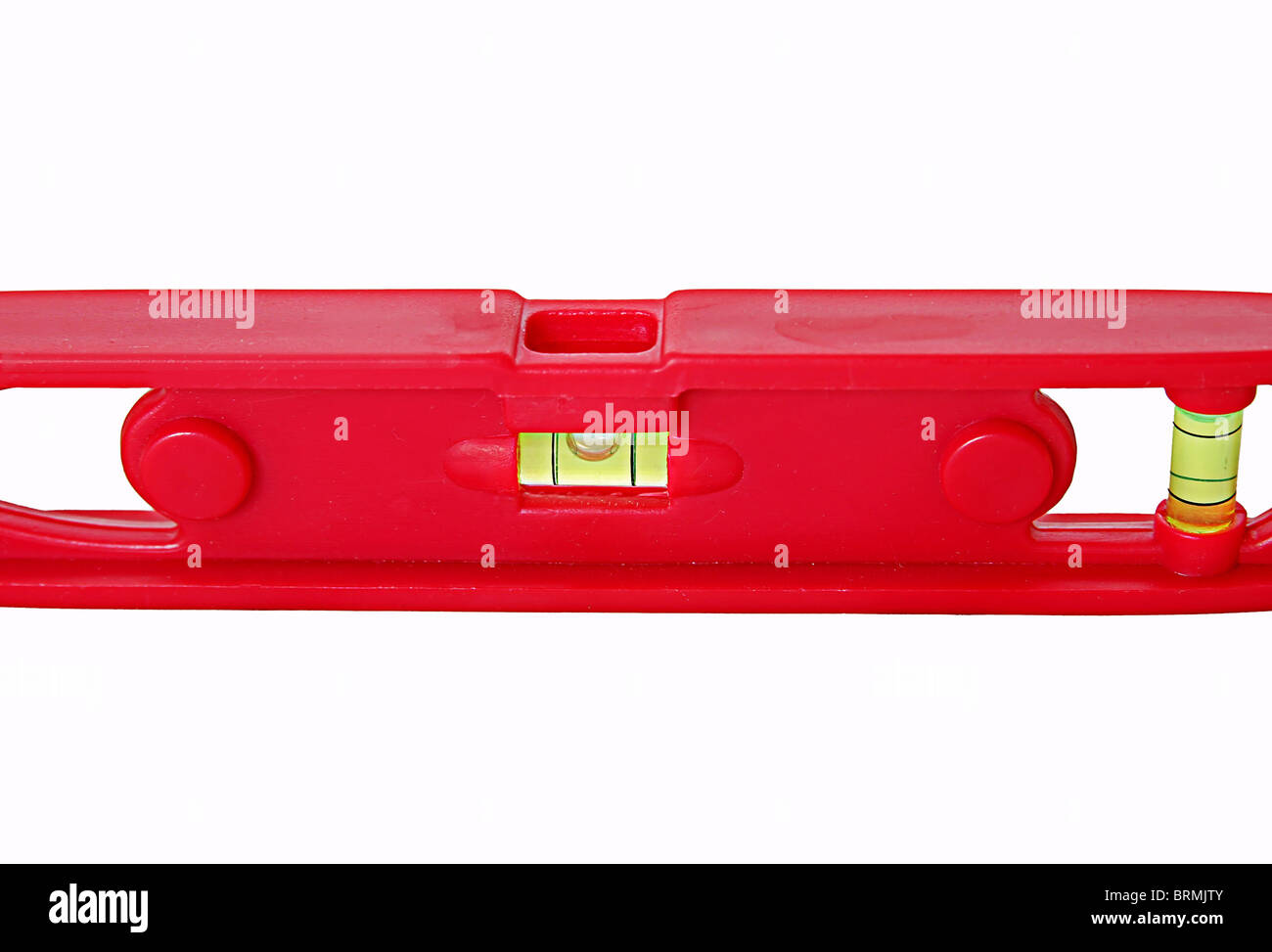 a red plastic level tool Stock Photo - Alamy