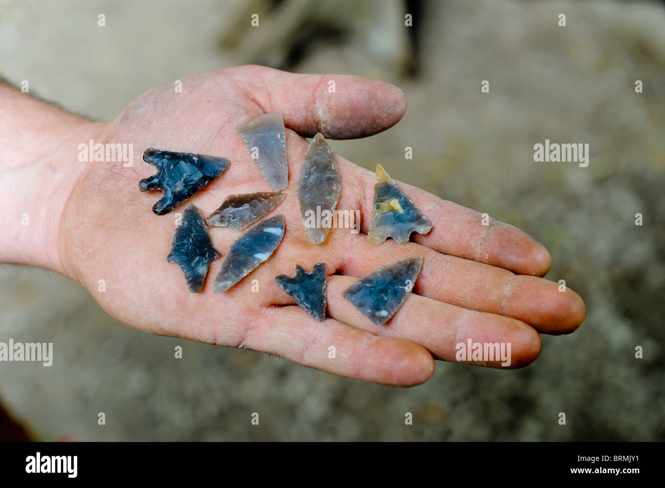 Indian arrowheads hi-res stock photography and images - Alamy