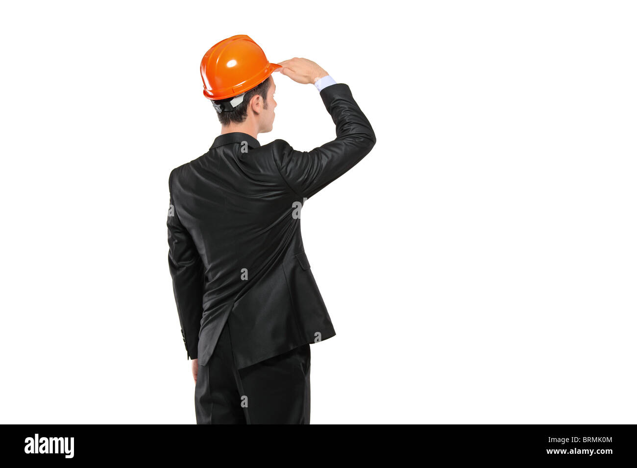 Black male construction worker Cut Out Stock Images & Pictures - Alamy