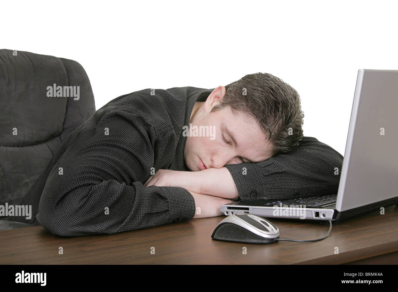 Work at computer cutout hi-res stock photography and images - Alamy