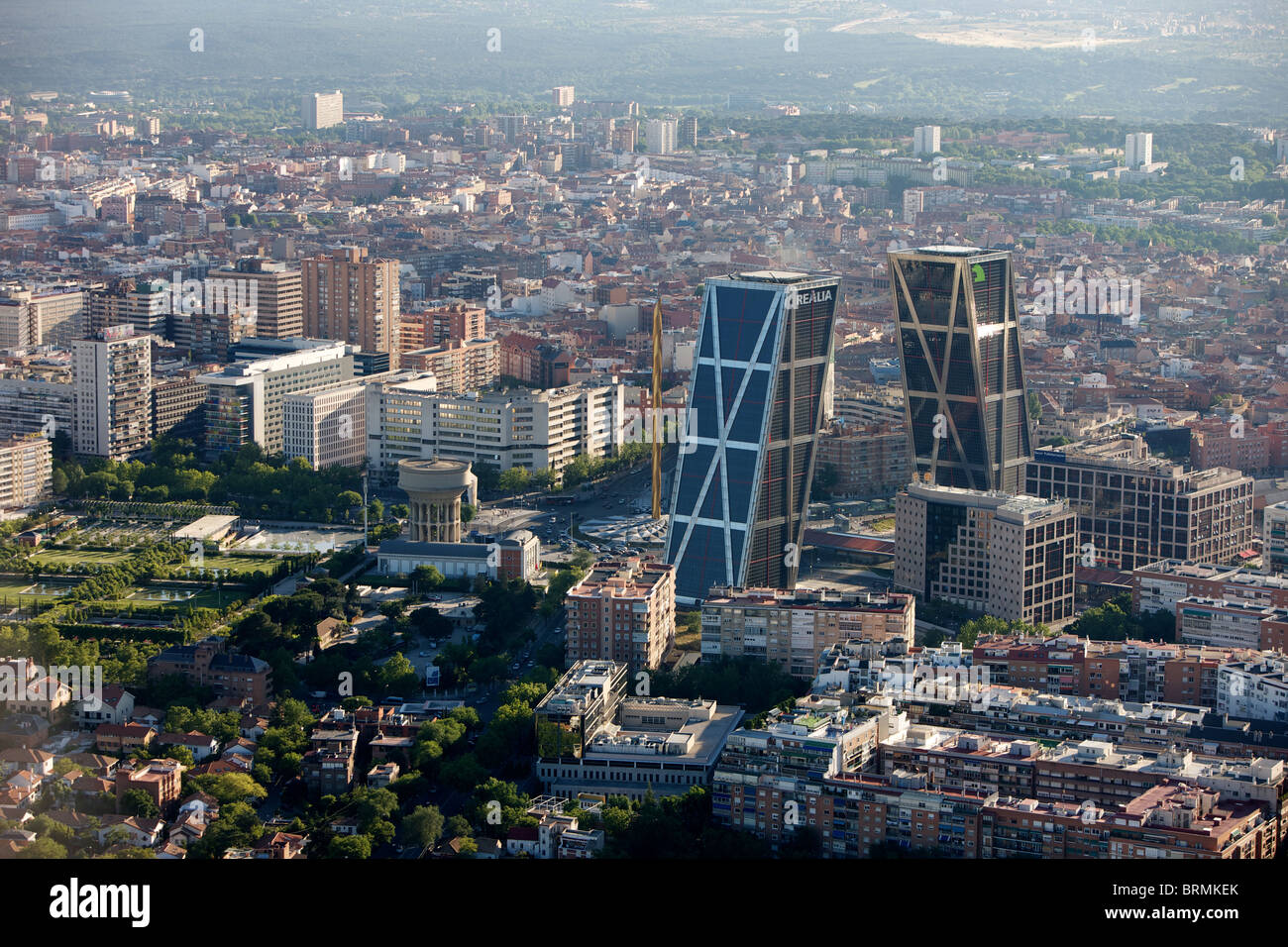 Aerial views of Madrid Stock Photo - Alamy