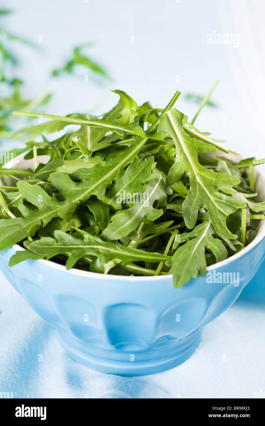 Fresh vegetable salad with rucola hi-res stock photography and images ...