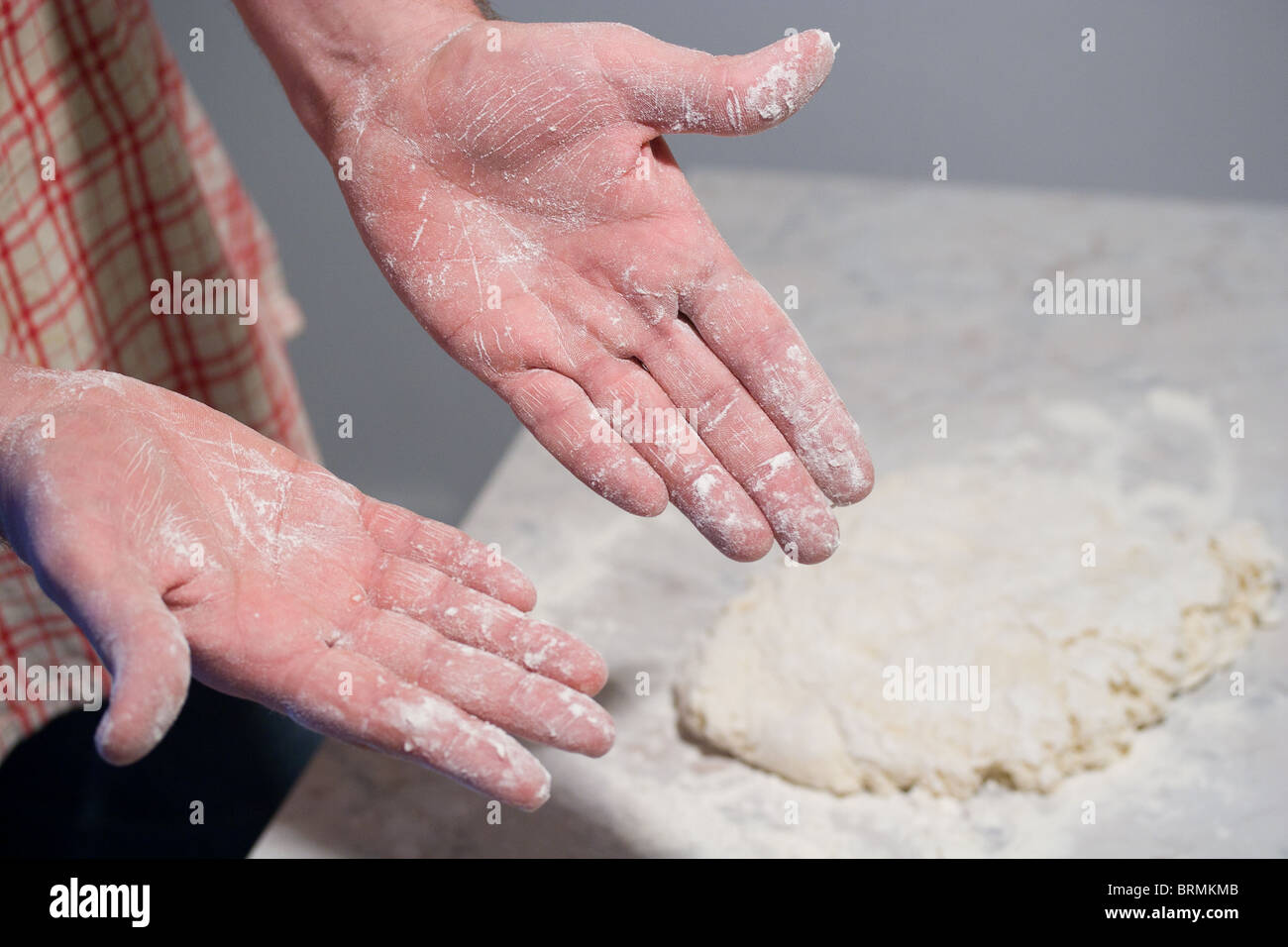 Process of baking homemade bread Stock Photo - Alamy