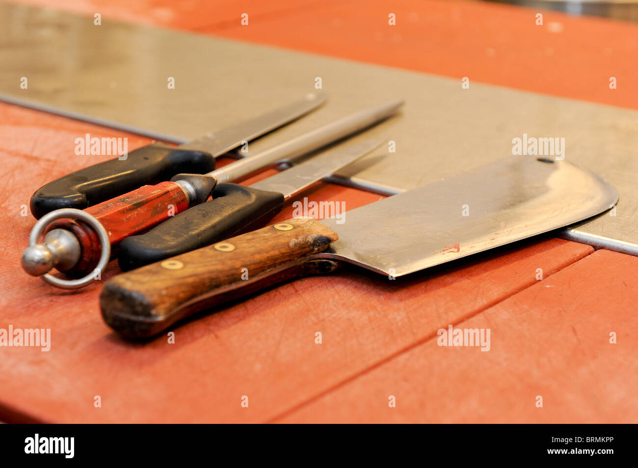 Butcher knife hi-res stock photography and images - Alamy
